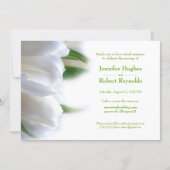 Elegant Floral White Virtual Wedding Invitation | Zazzle