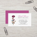 Elegant Florist Floral Flower Delivery Service Business Card | Zazzle