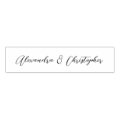 Elegant Flourish Calligraphy Names Wedding Napkin Bands | Zazzle