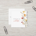 Elegant Flowers Craftsman Business Card | Zazzle