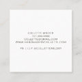 Elegant Flowers Craftsman Business Card | Zazzle