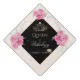Elegant Flowers, Gold Tiara Graduation Cap | Zazzle