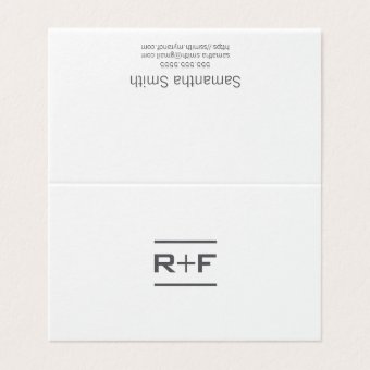 Elegant Folded Notecards Business Card | Zazzle