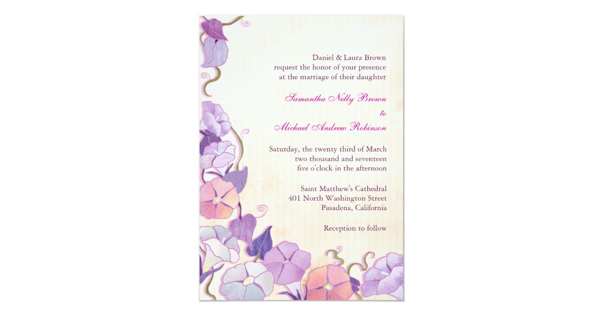 Elegant Formal Wedding Invites | Zazzle.com