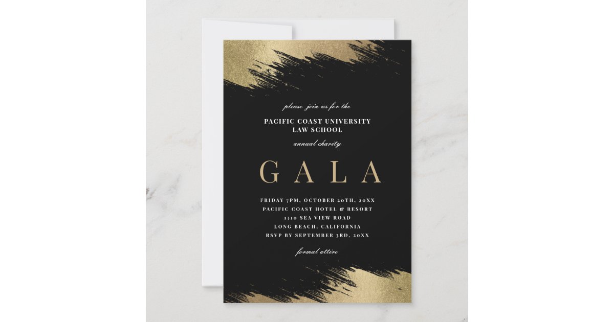 Elegant Gala Party Invitation | Zazzle
