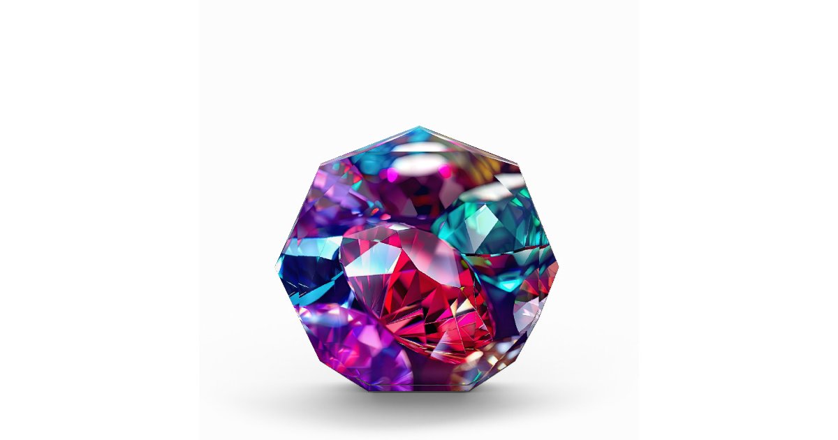 Elegant Gemstones Photo Block | Zazzle