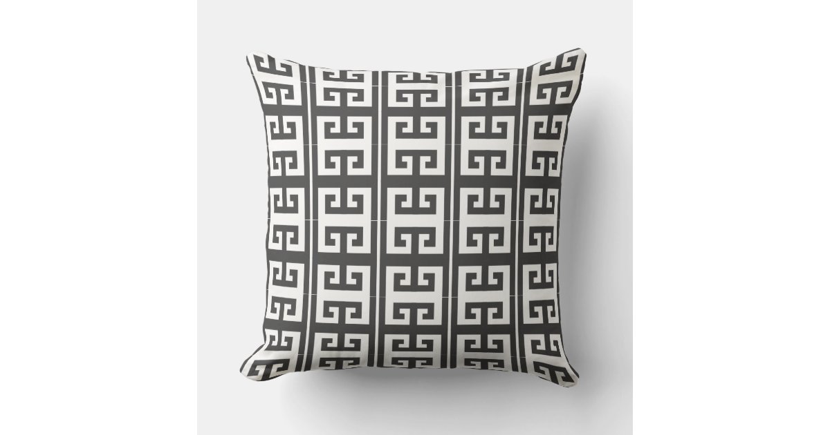 Elegant Geometric Pattern Throw Pillow | Zazzle