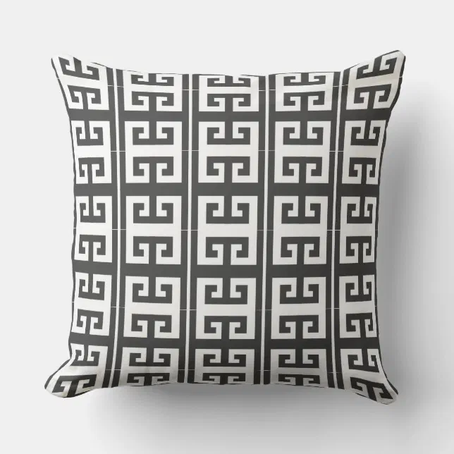 Elegant Geometric Pattern Throw Pillow | Zazzle