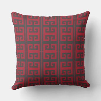 Elegant Geometric Pattern Throw Pillow | Zazzle