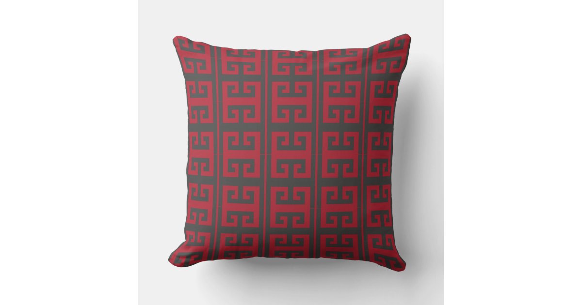 Elegant Geometric Pattern Throw Pillow | Zazzle