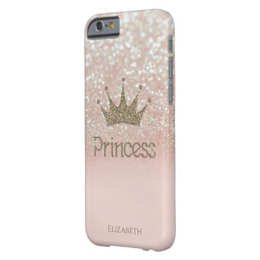 Elegant Girly Crown Princess, Glitter Bokeh Case-Mate iPhone Case | Zazzle