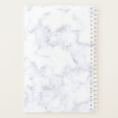 Elegant girly rose gold glitter marble palm makeup planner | Zazzle