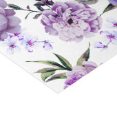 Elegant Girly Violet Lilac Purple Flowers Tissue Paper | Zazzle