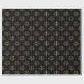 Elegant Glam Black Gold Pattern Wrapping Paper | Zazzle