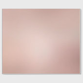 Elegant Glam Rose Gold Metallic Look Modern Golden Wrapping Paper | Zazzle