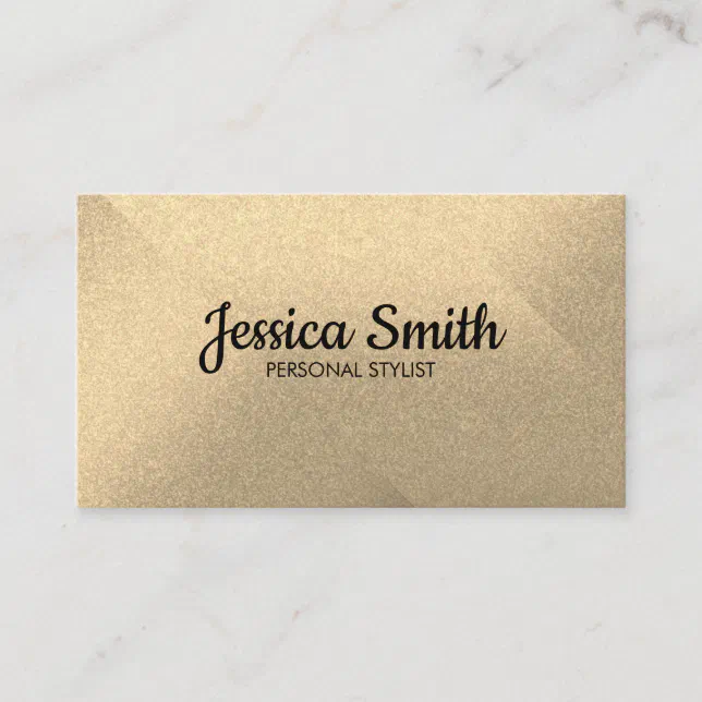 Elegant Glitter Business Card | Zazzle