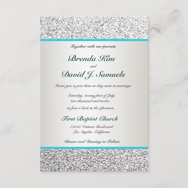 Bling Wedding Invitations - 100% Satisfaction Guaranteed! | Zazzle