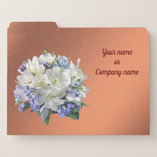 Elegant Glossy File Folder | Zazzle