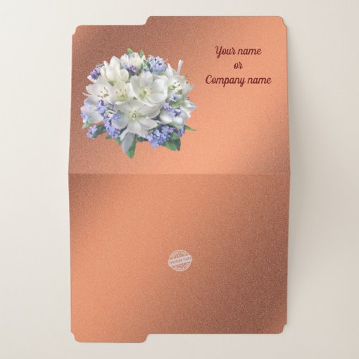 Elegant Glossy File Folder | Zazzle