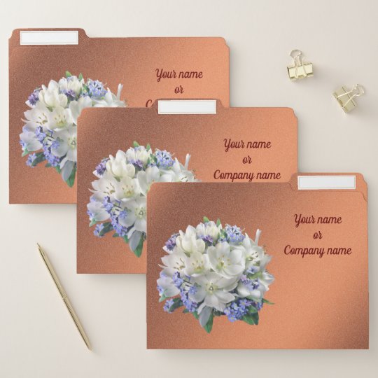 Elegant Glossy File Folder | Zazzle.com