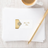 Elegant Gold Address Labels | Zazzle