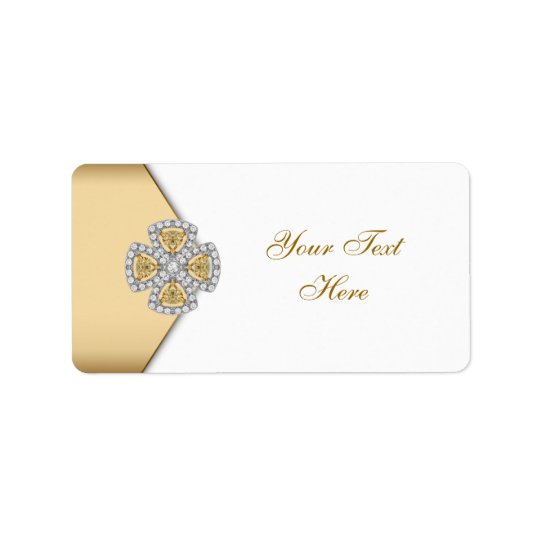 Elegant Gold Address Labels | Zazzle.com