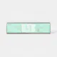 Elegant gold and mint marble image desk name plate | Zazzle