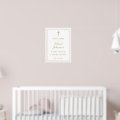 Elegant Gold Border Holy Communion Welcome Sign | Zazzle