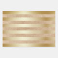 Elegant gold Christmas pattern Wrapping Paper Sheets | Zazzle
