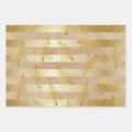 Elegant gold Christmas pattern Wrapping Paper Sheets | Zazzle