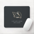 Elegant Gold Conch Shell Mouse Pad | Zazzle