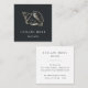 Elegant Gold Conch Shell Square Business Card | Zazzle