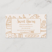 Elegant Gold Cooking Utensil Bakery Business Card | Zazzle