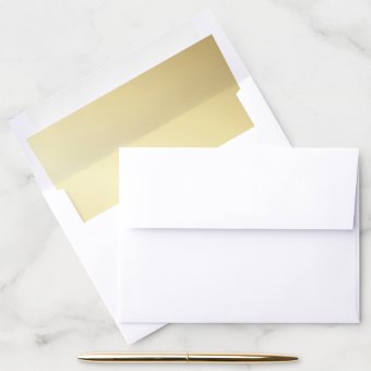 Elegant Gold Envelope Liner | Zazzle