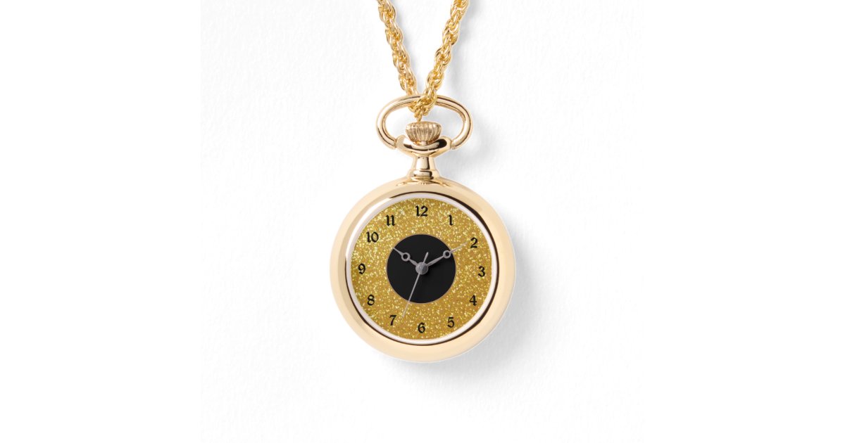Elegant Gold Face Watch | Zazzle