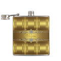 Elegant Gold Flask | Zazzle