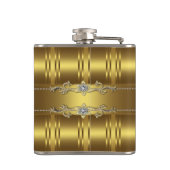 Elegant Gold Flask | Zazzle