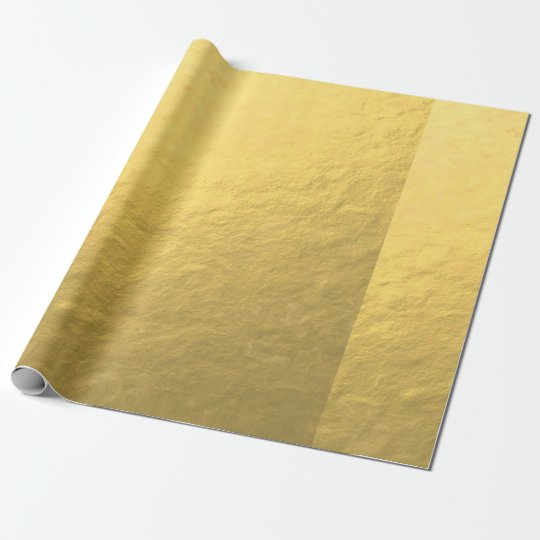 Elegant Gold Foil Printed Wrapping Paper | Zazzle.com