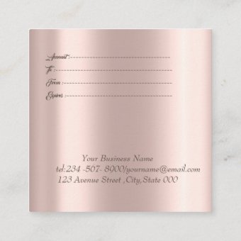Elegant Gold Frame,Confetti Rose Gold Discount Card | Zazzle