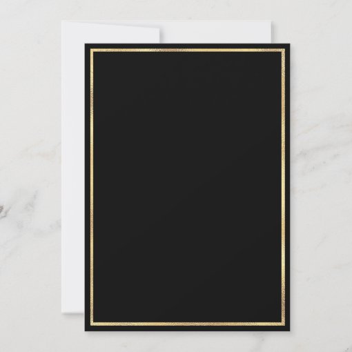 Elegant gold frame photo engagement party invitation | Zazzle