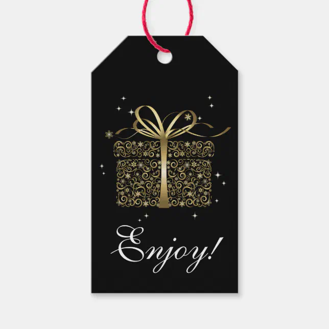 Elegant Gold Gift Tag - SRF | Zazzle