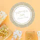 Elegant Gold Glitter A Freilichen Pesach Passover Classic Round Sticker ...