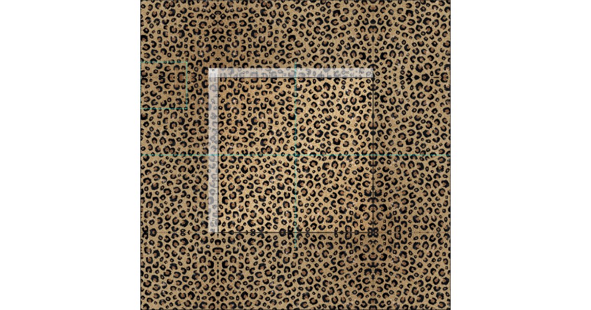Elegant Gold Glitter Black Leopard Print Fabric | Zazzle