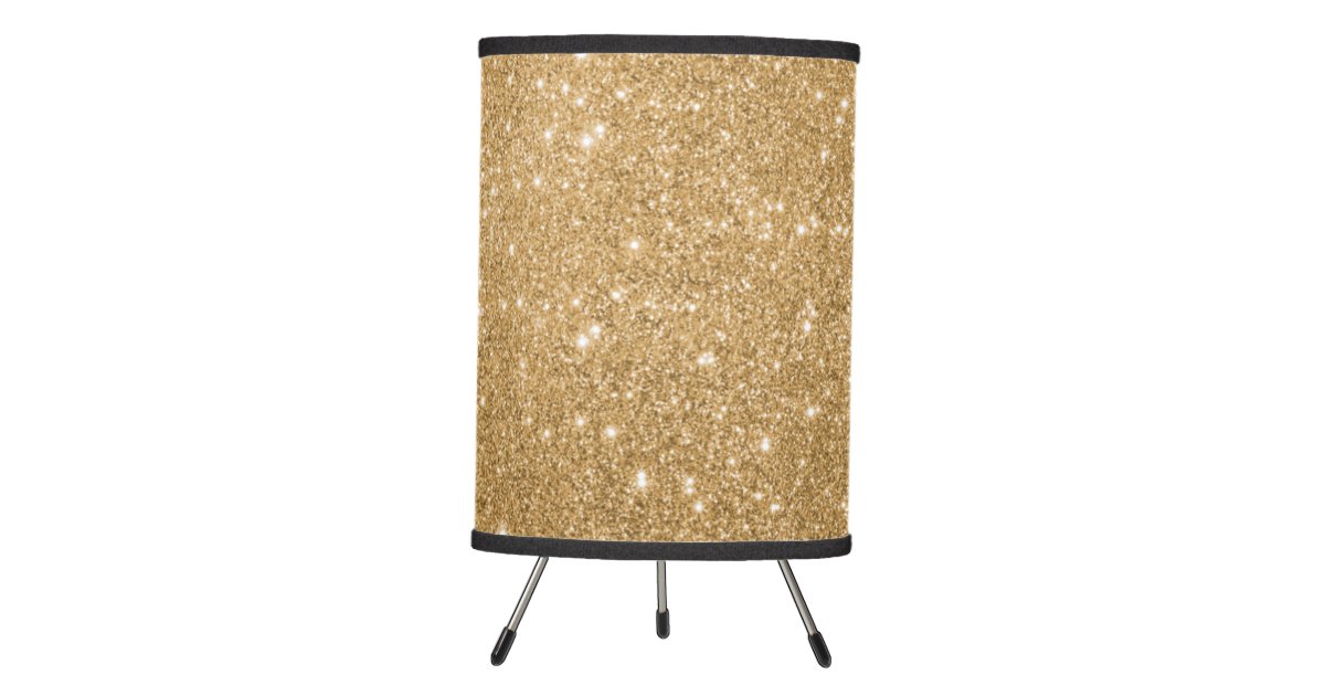 Elegant gold glitter lamp shade | Zazzle