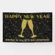 Elegant Gold Glitter Sparkle New Years Eve Party Banner | Zazzle