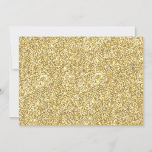 Elegant Gold Glitter Typography 90th Birthday Invitation | Zazzle