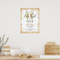 Elegant Gold Glitter Welcome Sign | Zazzle