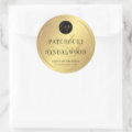 Elegant Gold Logo Business Packaging Product Label | Zazzle