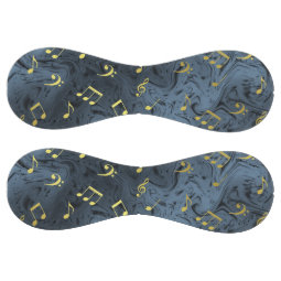 elegant gold music notes softball | Zazzle