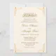 Elegant gold Muslim nikkah Marriage Invitations | Zazzle